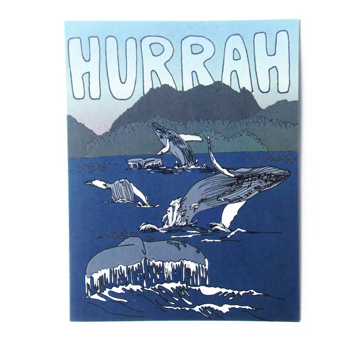 Hurrah Whales Card — Island-ish™