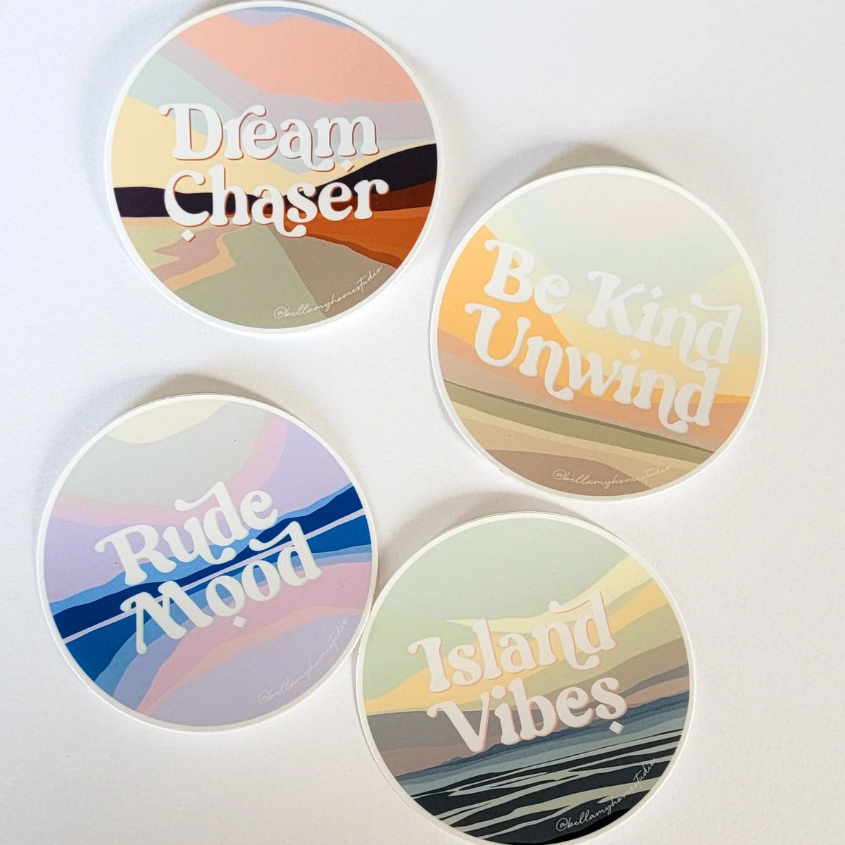 Bellamy Vinyl Stickers — Island-ish™