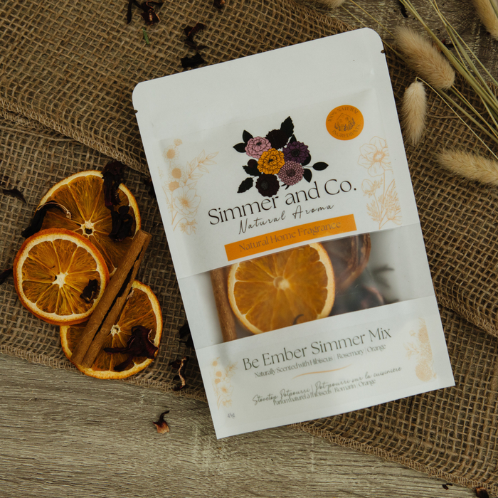 Be Ember Simmer Pot Mix, Natural Autumn Citrus Spice Aroma — Island-ish™