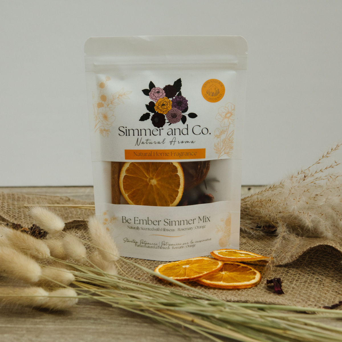 Be Ember Simmer Pot Mix, Natural Autumn Citrus Spice Aroma — Island-ish™
