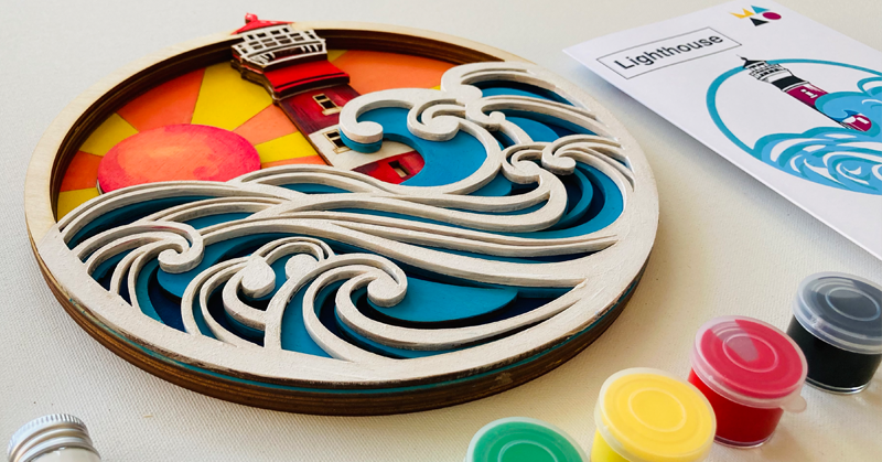 Lighthouse 4 Layer DIY Art Kit — Island-ish™